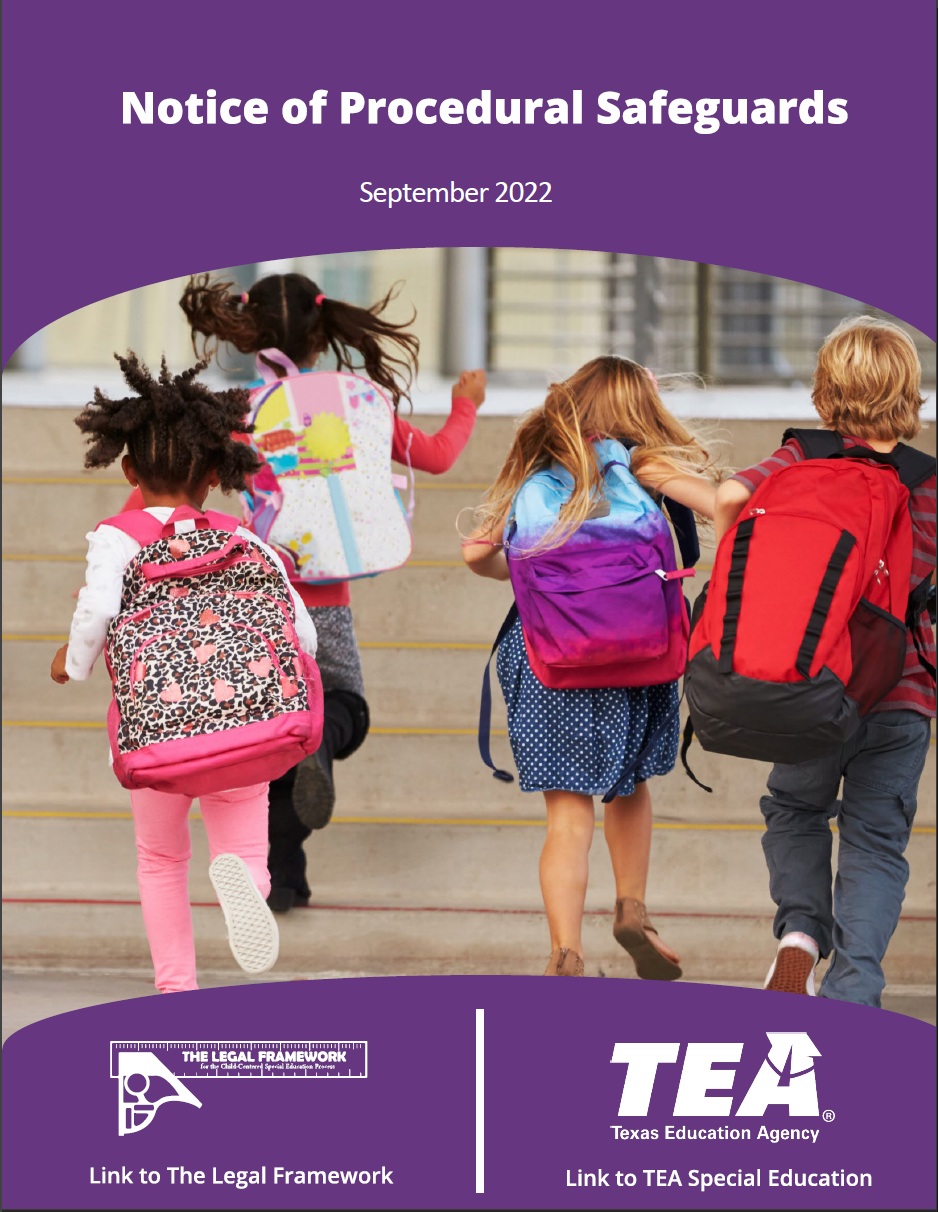 Notice of Procedural Safeguards | SPEDTex